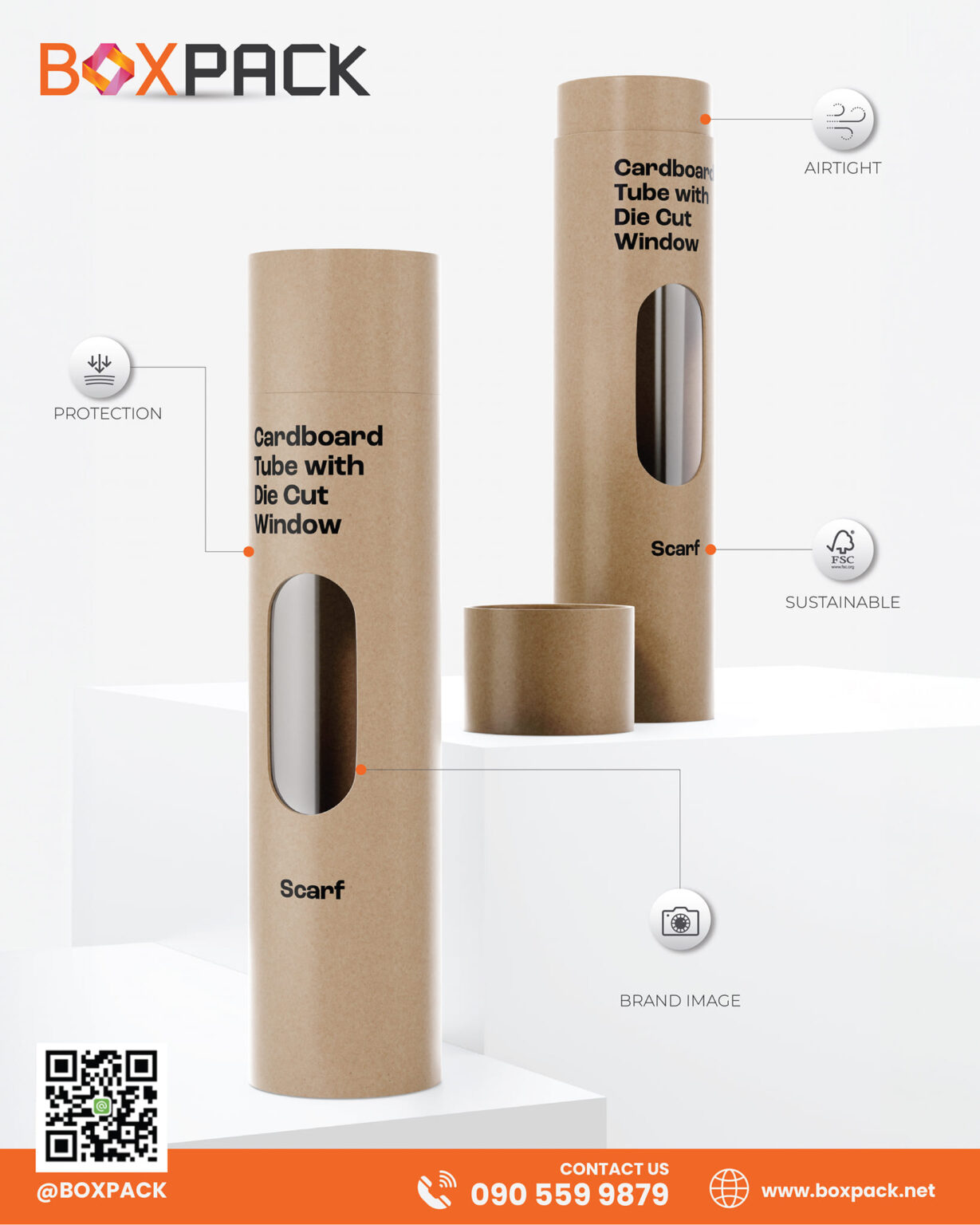 ⊹ การเจาะหน้าต่างสินค้าด้วยเทคนิค – Boxpack